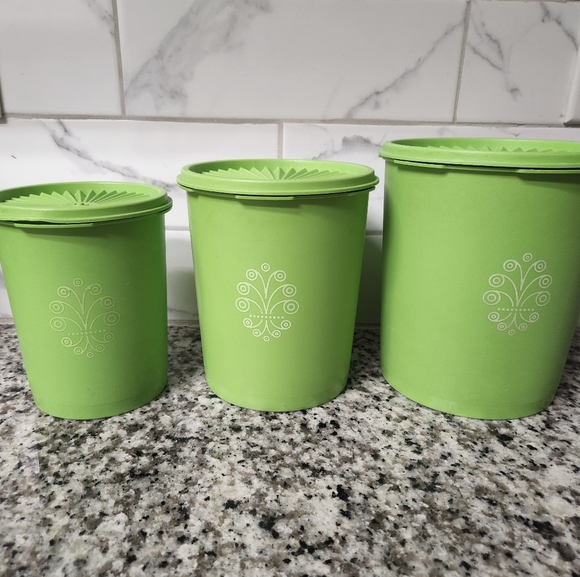 Tupperware | Kitchen | Vintage Green Tupperware Set | Poshmark